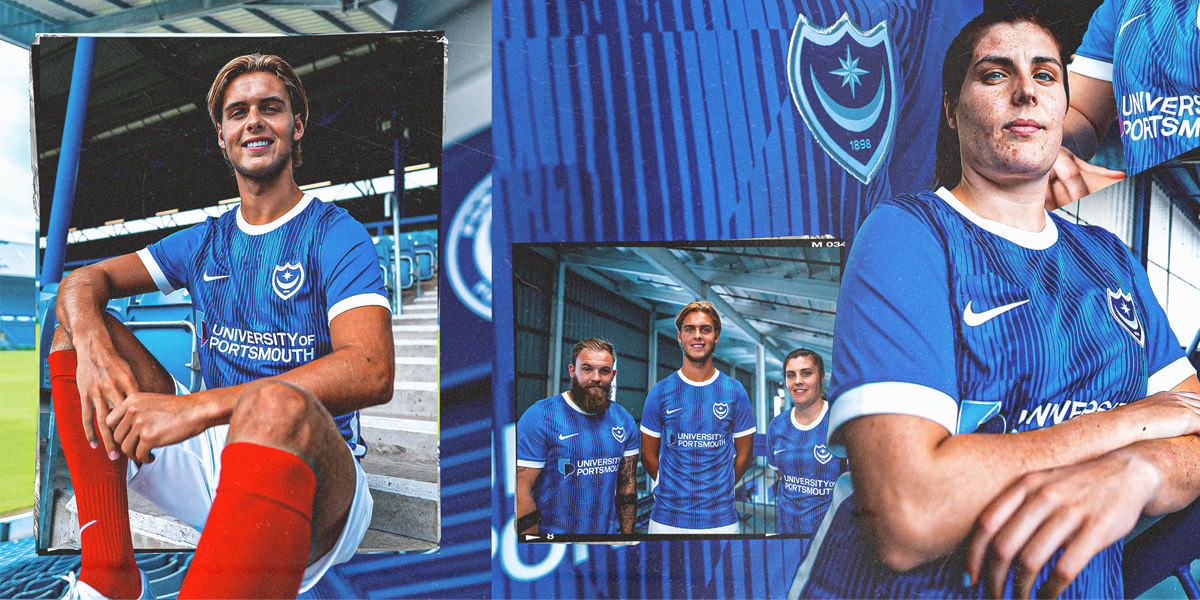 Portsmouth FC x Nike 23/24 Home Kit Launch - Just Sport